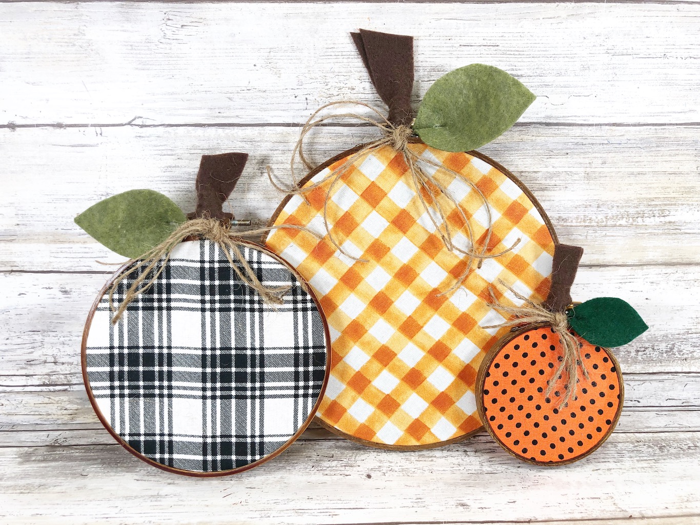Pumpkin Embroidery Hoop Craft - Pumpkin Obsessed